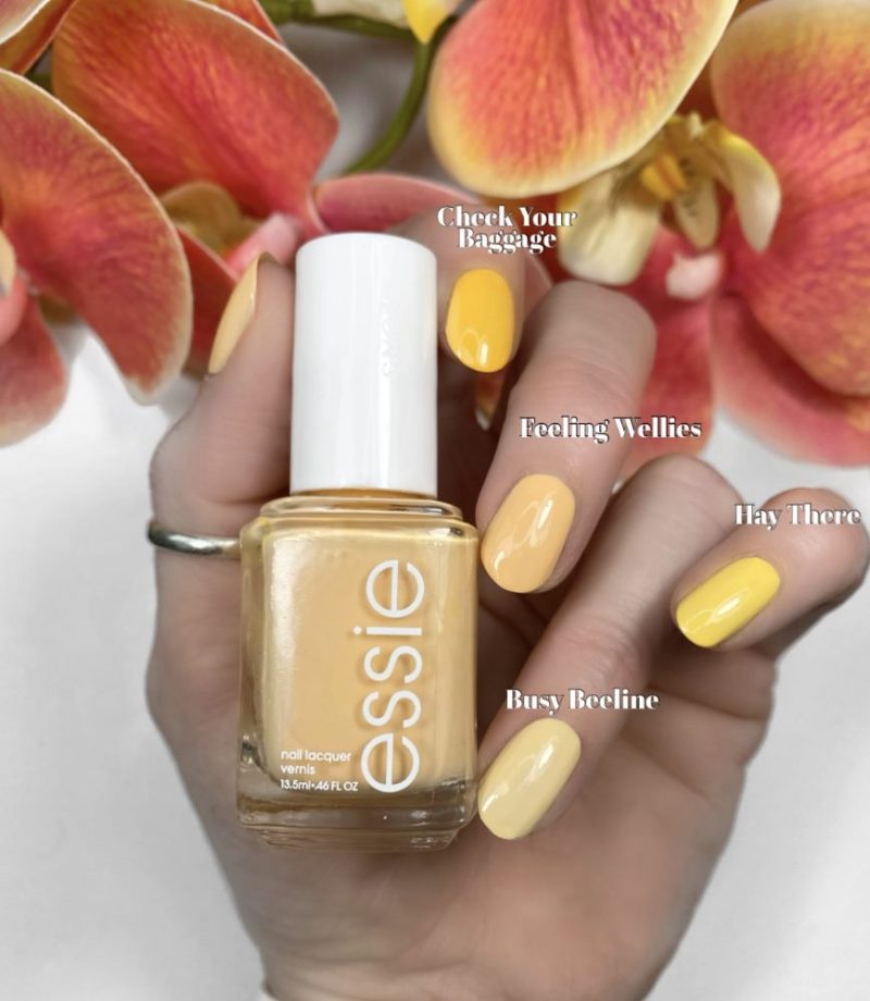 Essie Spring 2020 Collection Comparison Swatches - Livwithbiv