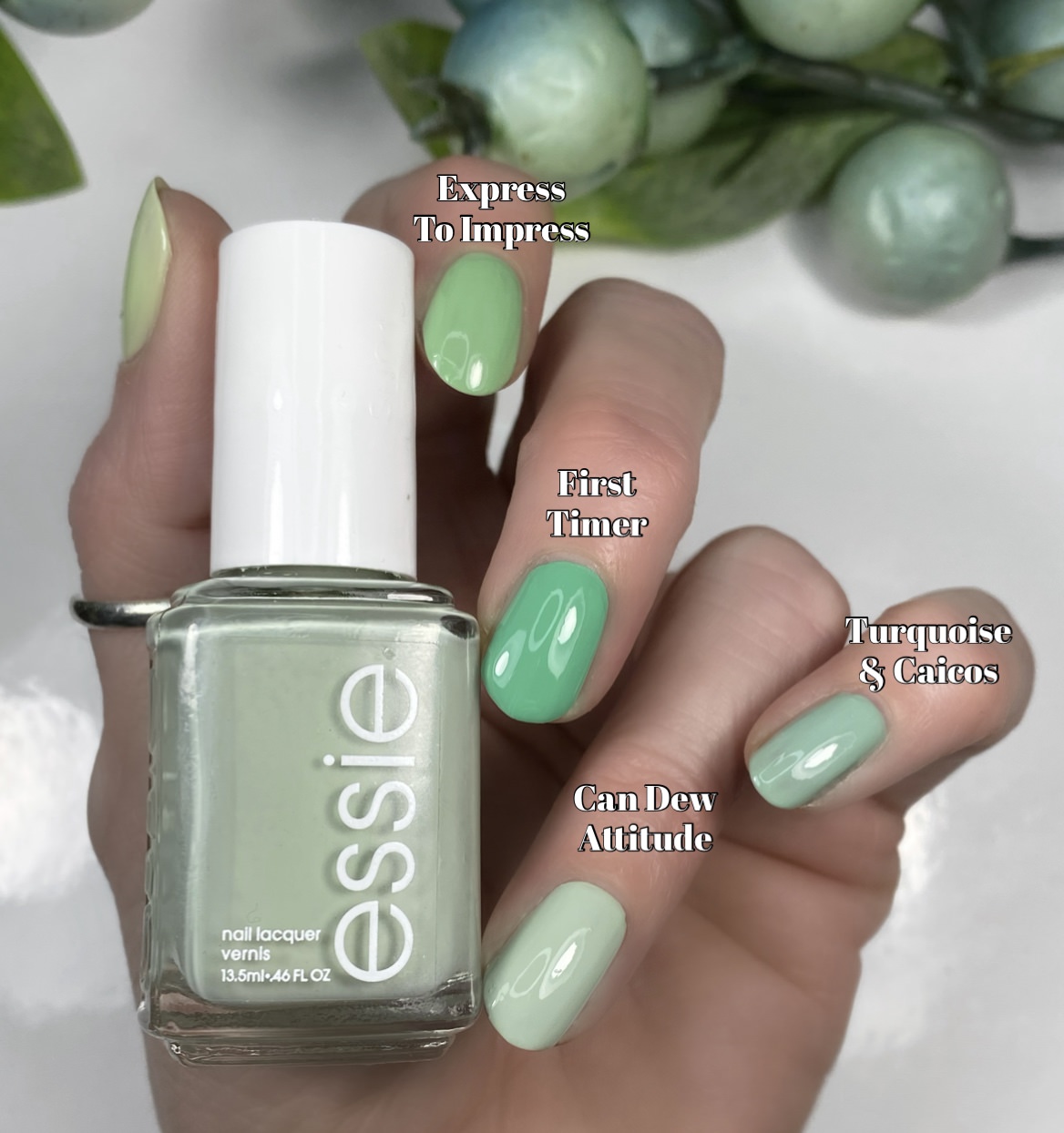 Essie Spring 2020 Collection Comparison Swatches - Livwithbiv