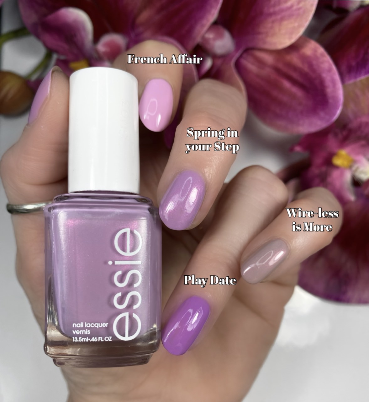 Essie Spring 2020 Collection Comparison Swatches - Livwithbiv