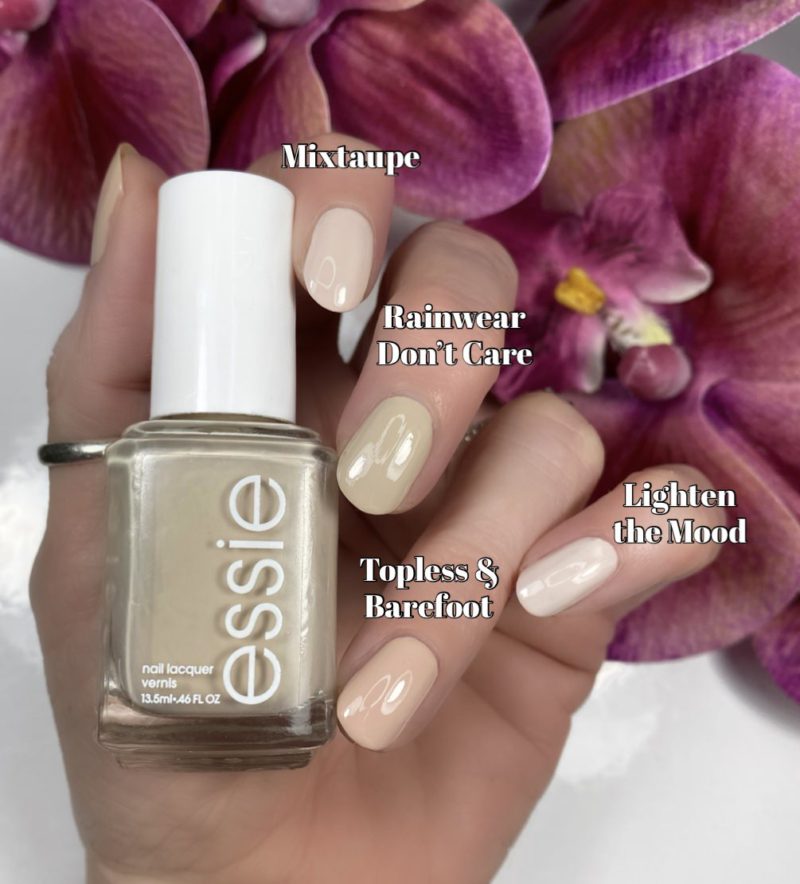 Essie Spring 2020 Collection Comparison Swatches - Livwithbiv
